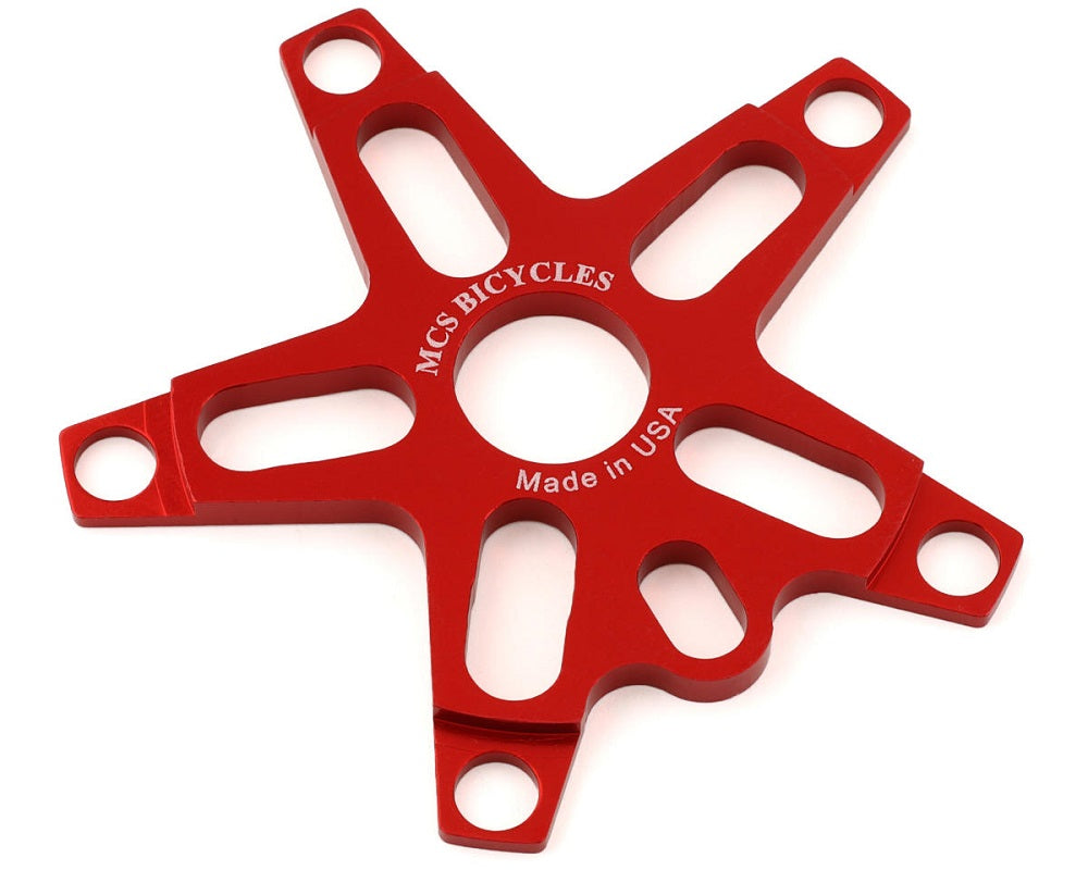 MCS USA 5-BOLT 110 ALLOY OLD SCHOOL 23.8mm SPIDER w/19mm ADAPTER – MCS BMX